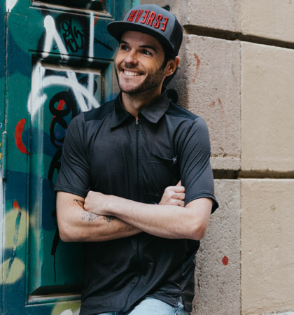 Camisa manga corta TORONTO GRIS | Inverseteams