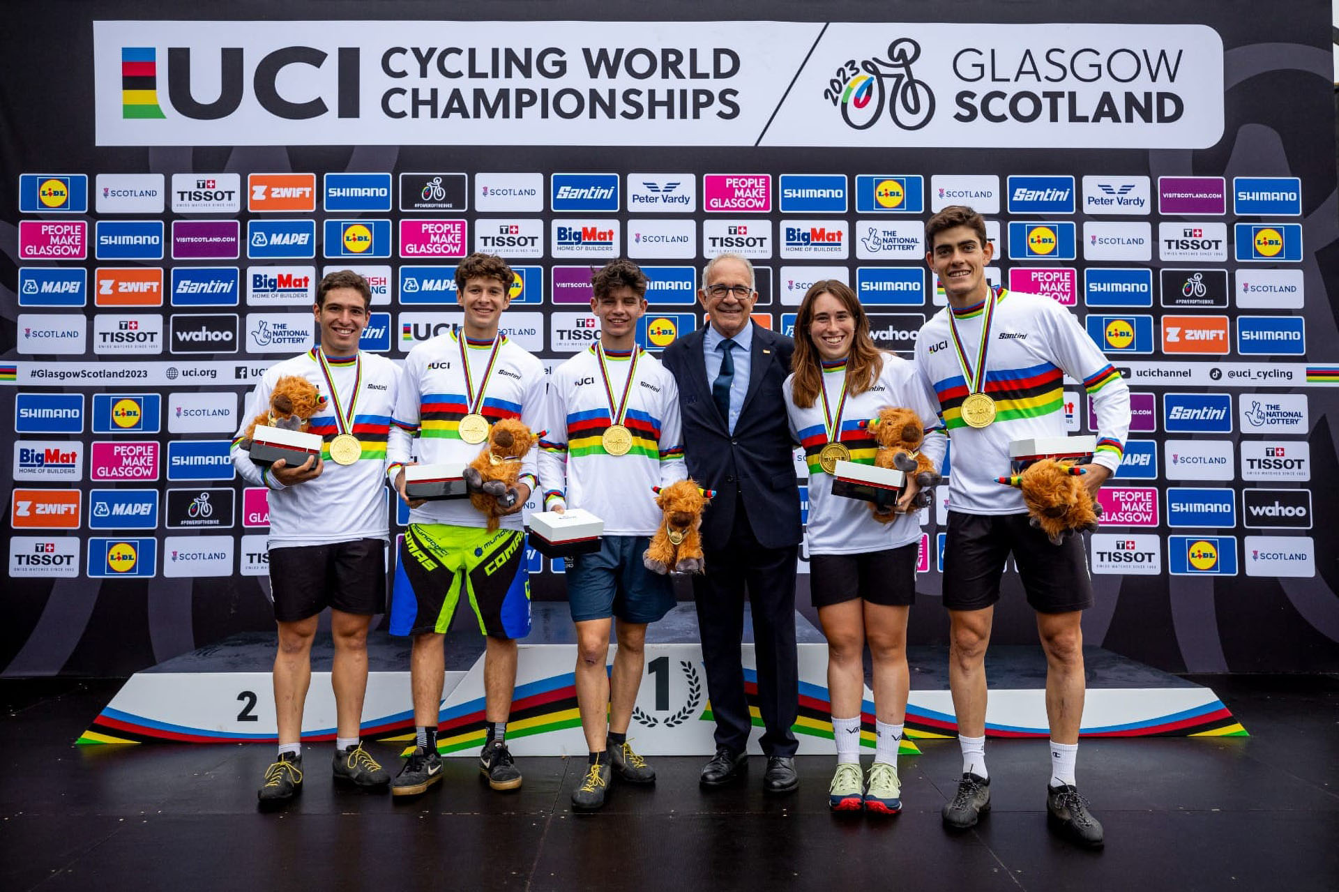 Spain wins a total of 13 medals at the 2023 UCI Cycling World ...