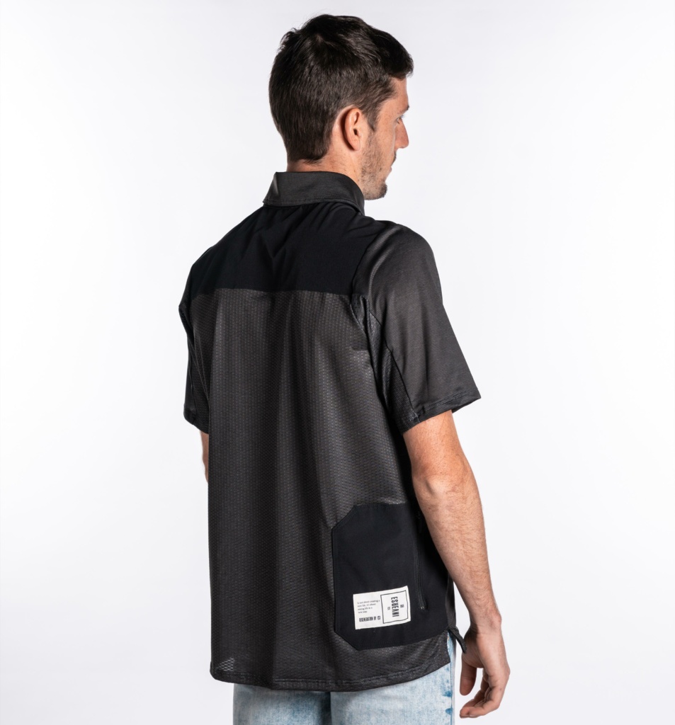 Camisa manga corta TORONTO GRIS | Inverseteams