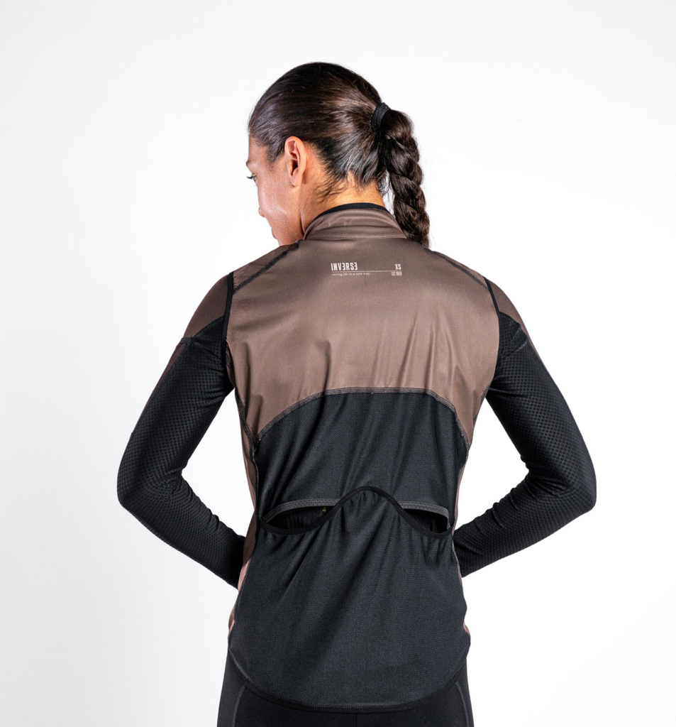 Reversible cycling vest PURE TECH TIERRA/BLACK (FEMALE)