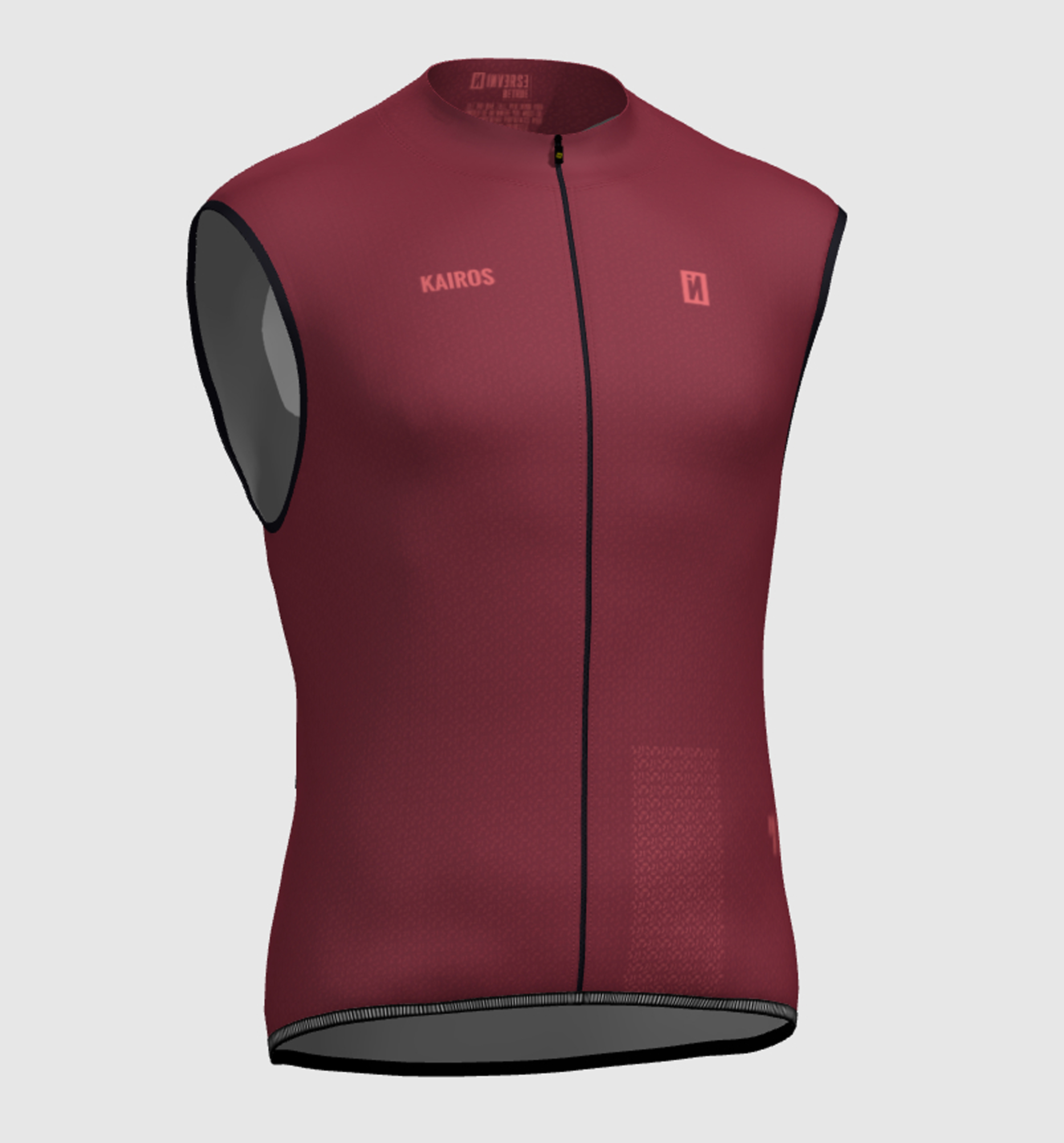 Custom open back cycling vest | INVERSE