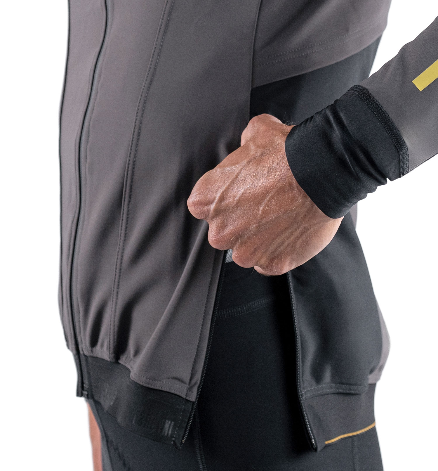 Membrane cycling jacket PURE HELIOS GRAFITO (MALE)