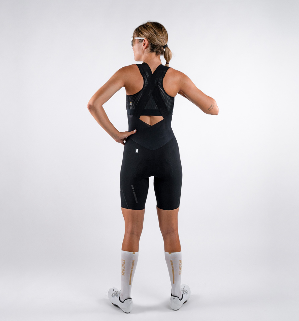 Cycling bib shorts ARLET BLACK (WOMEN)