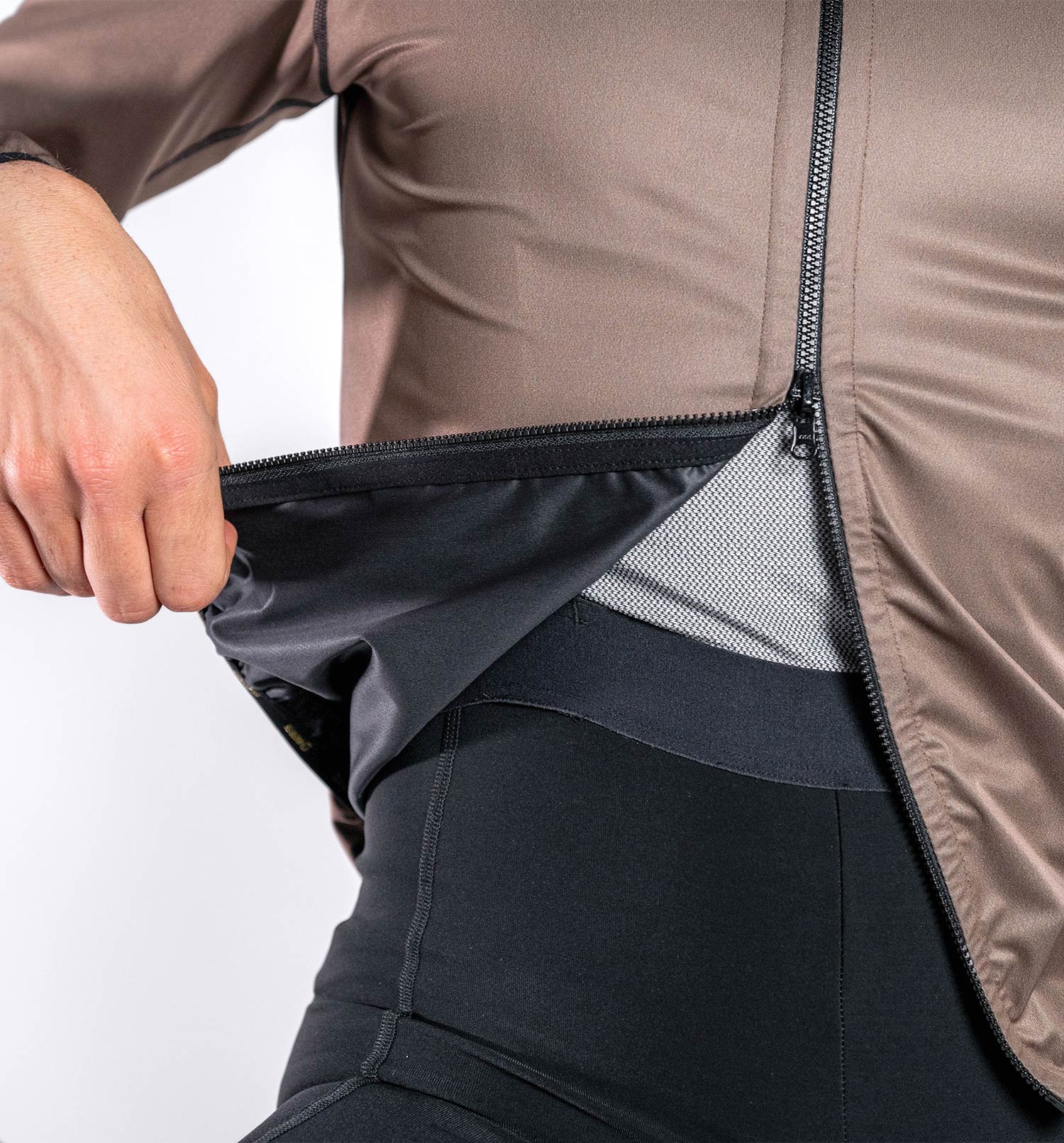 Reversible rain jacket 2WAY TIERRA/BLACK (UNISEX)