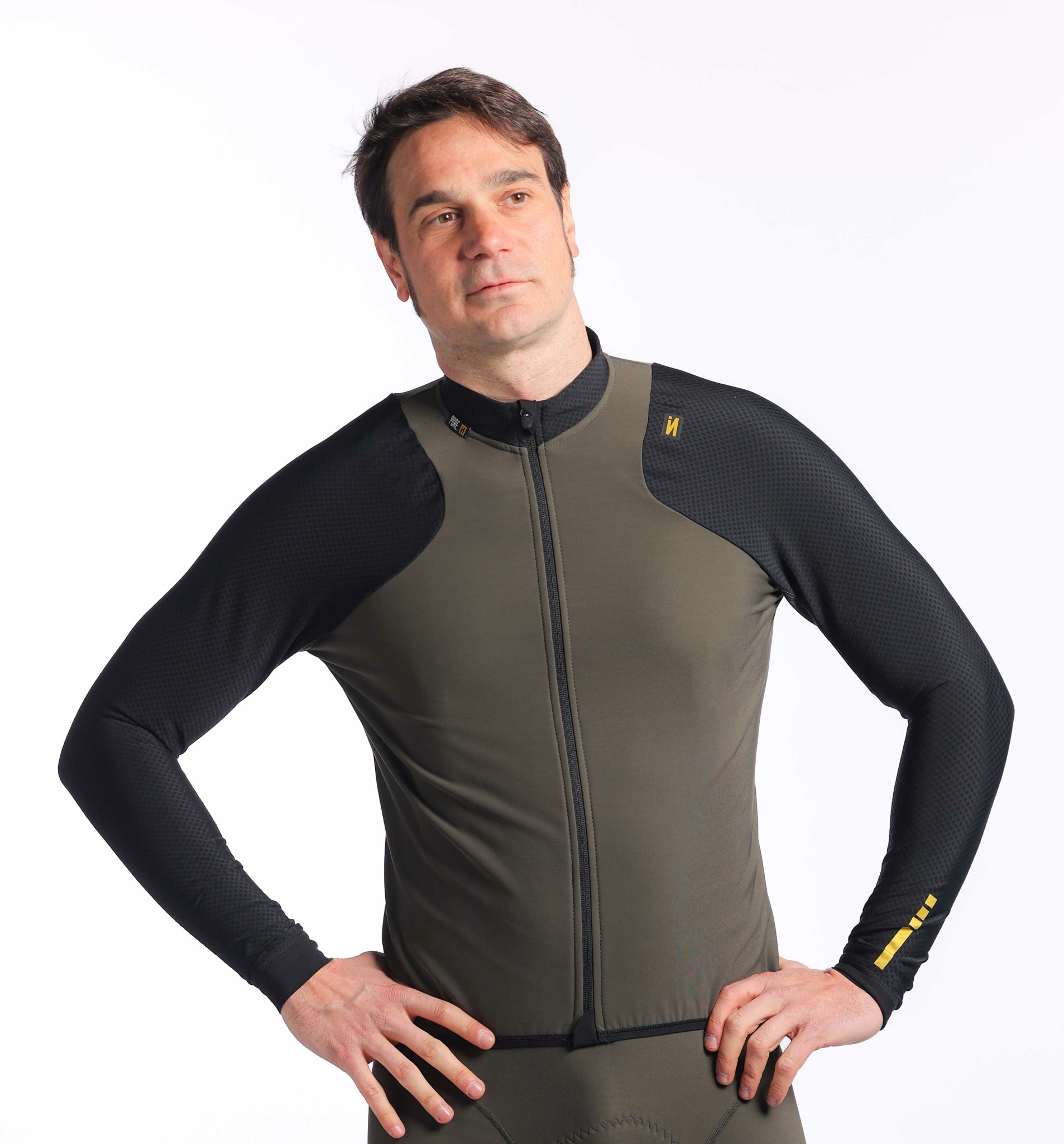 Maillot ciclista manga larga PURE GRAVITY KAKY (MALE)