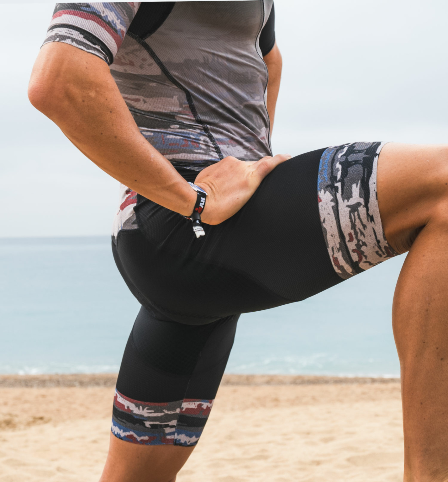2 pieces long distance trisuit WEAVE + NICK (MALE)